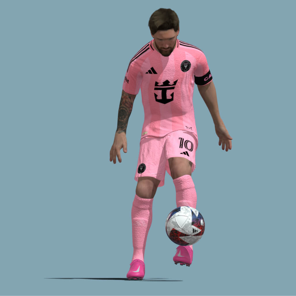 Lionel Messi Freestyle Skills - 3D Model by tranduyhieu
