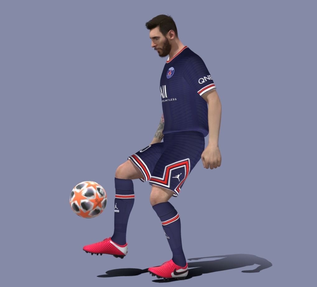 Lionel Messi PSG 2021 - 3D Model by tranduyhieu