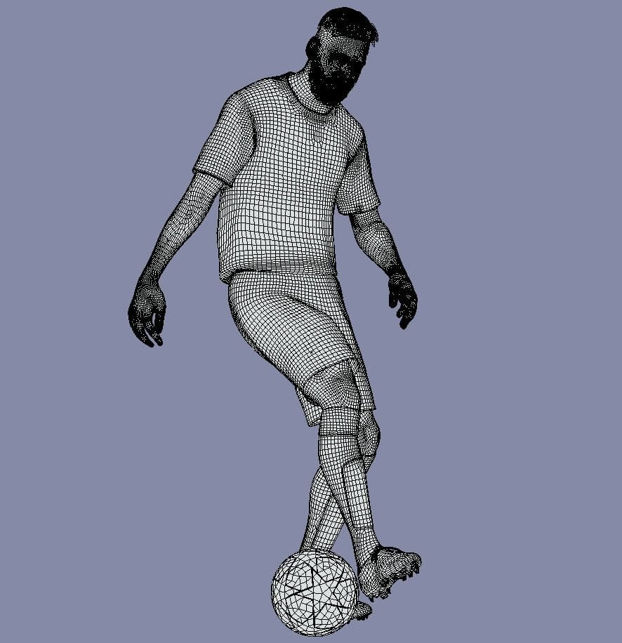 Lionel Messi PSG 2021 - 3D Model by tranduyhieu
