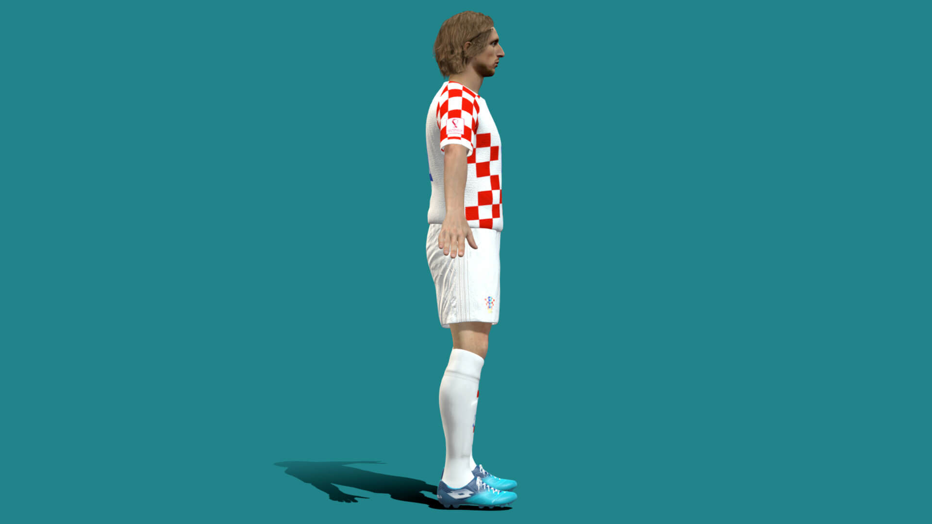 Luka Modric Croatia Worldcup 2022 - 3D Model by tranduyhieu