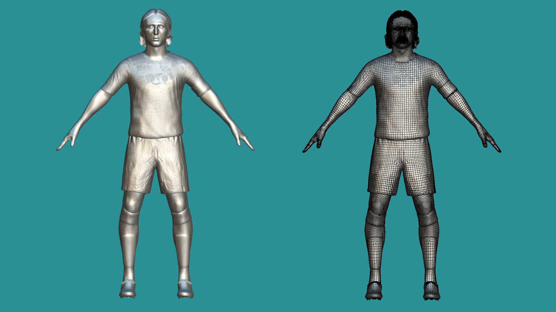 Luka Modric Croatia Worldcup 2022 - 3D Model by tranduyhieu