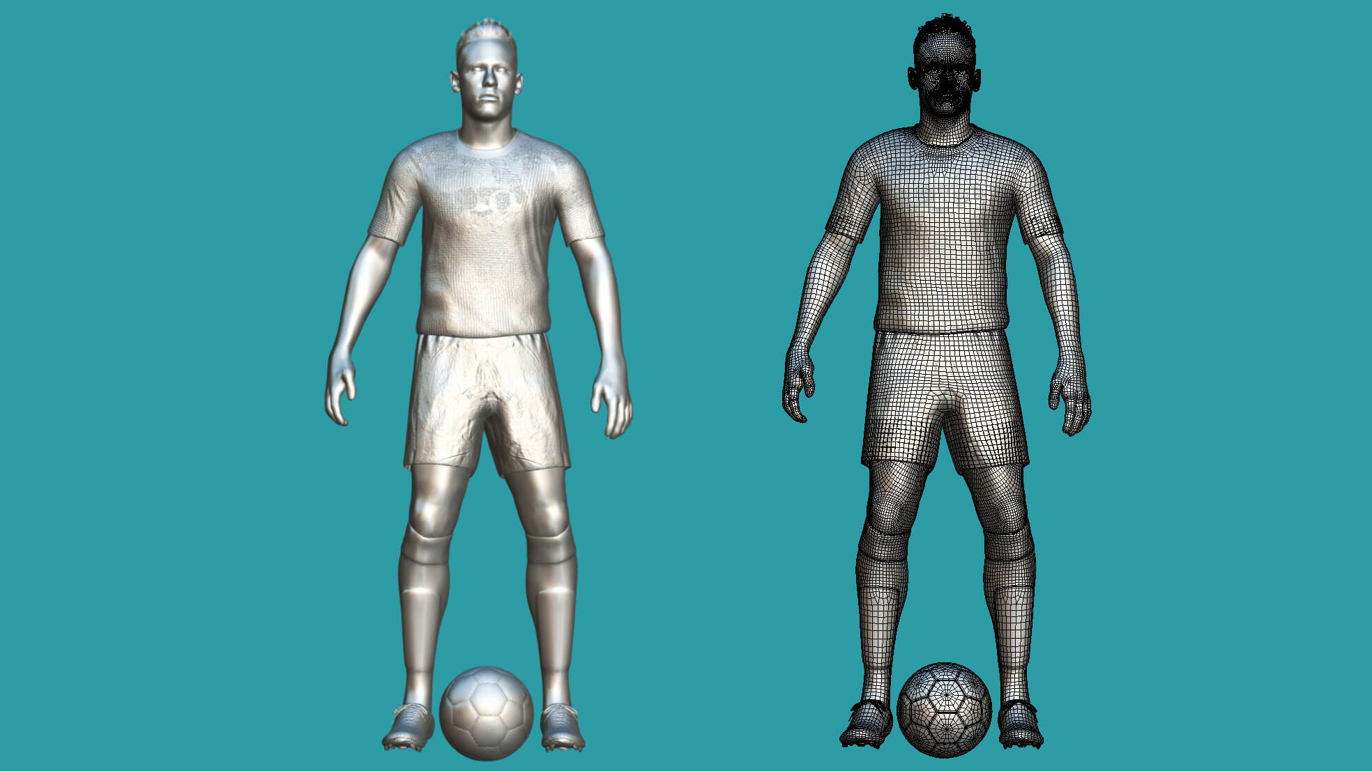 Neymar Brazil Worldcup 2022 - 3D Model by tranduyhieu