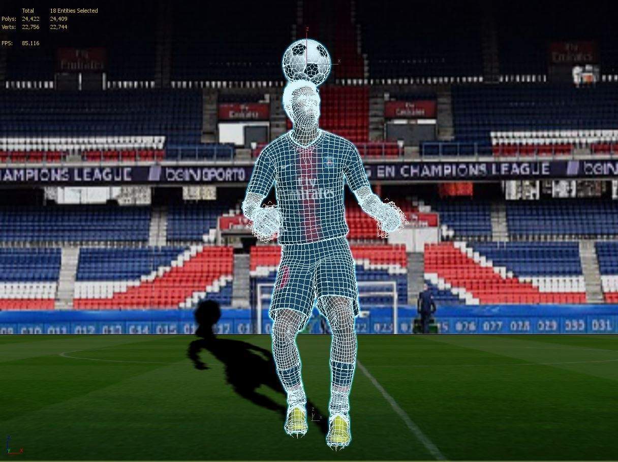 Neymar - 3D Model by tranduyhieu