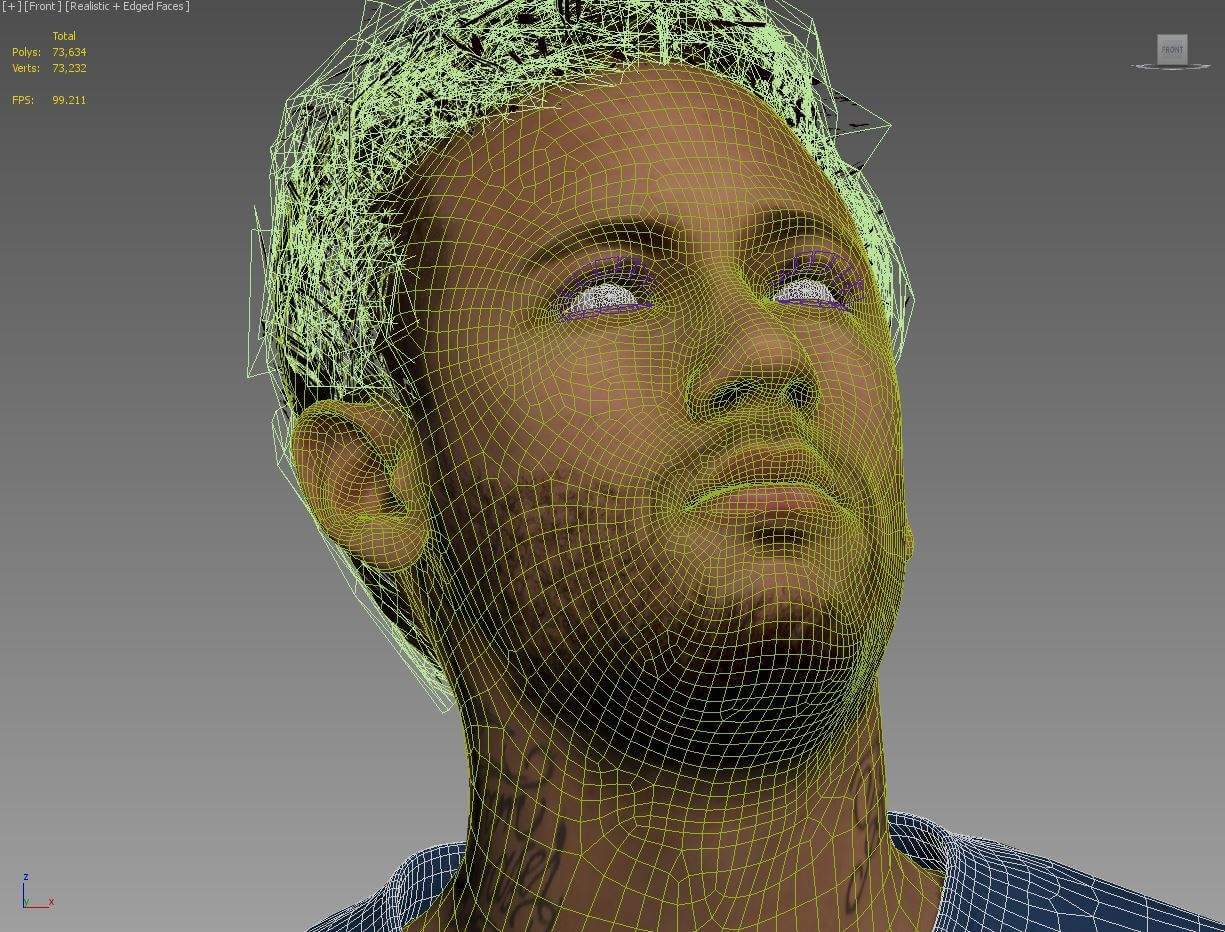 Neymar - 3D Model by tranduyhieu