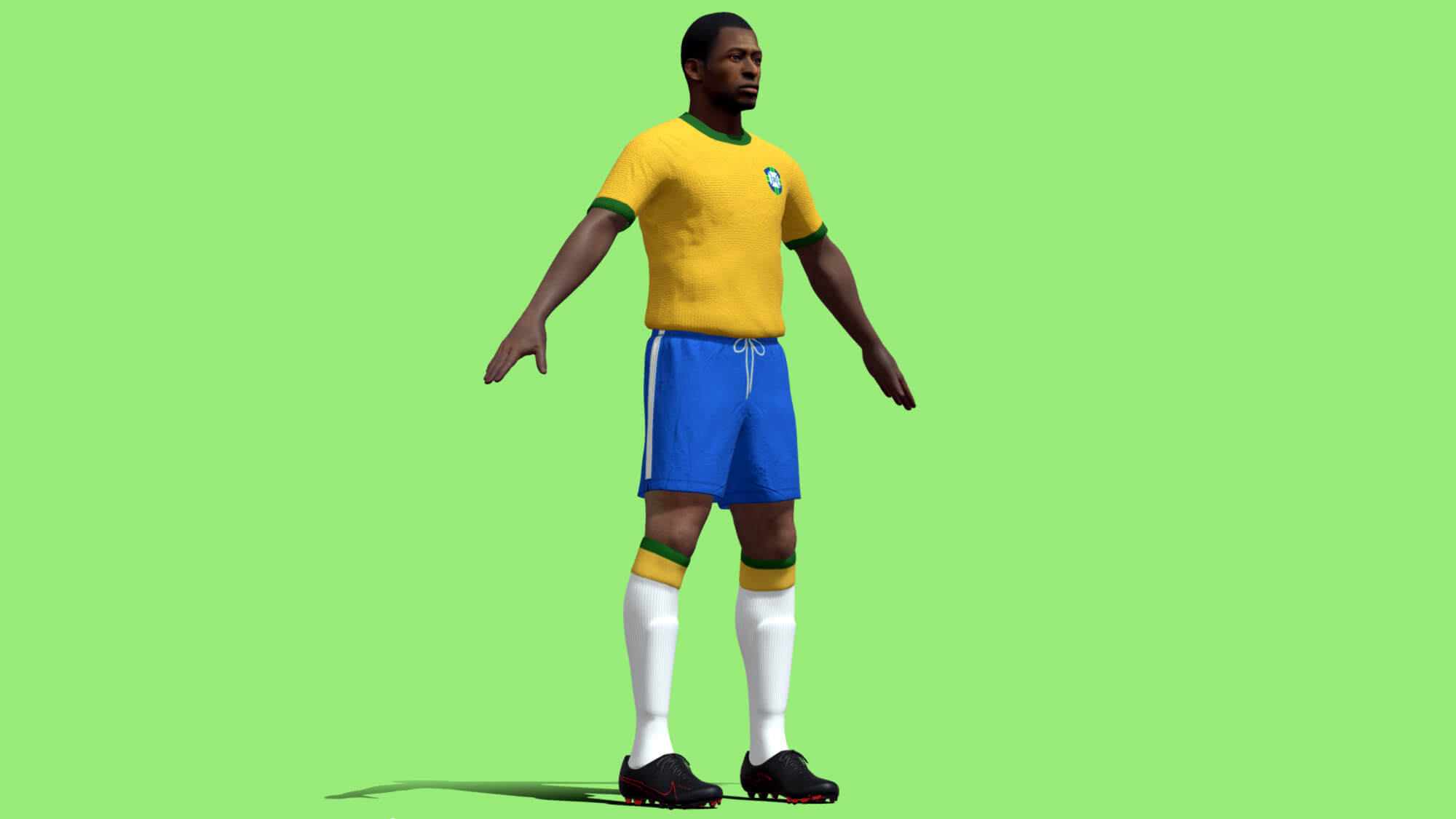 Pele Brazil - 3D Model by tranduyhieu