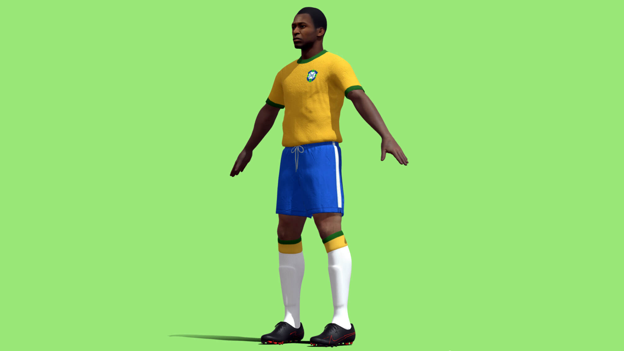 Pele Brazil - 3D Model by tranduyhieu