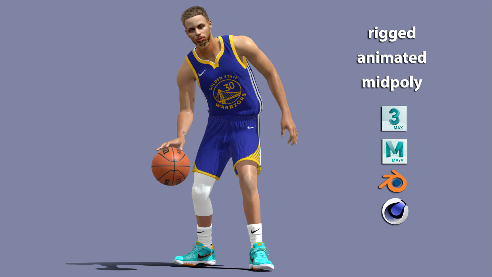 Stephen Curry NBA - 3D Model by tranduyhieu