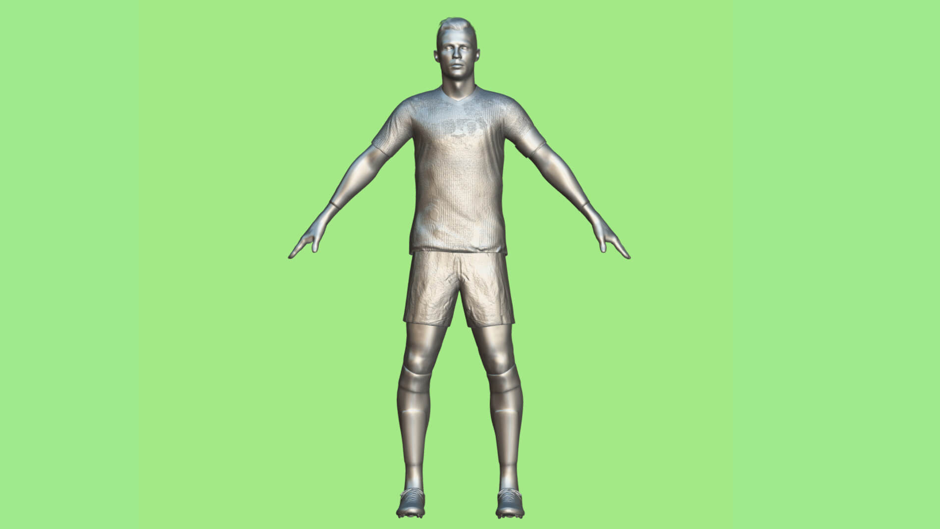 T-P Rigged Cristiano Ronaldo Al Nassr 3D Model by tranduyhieu