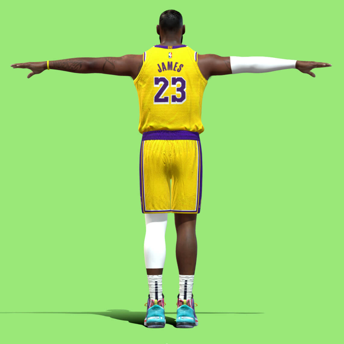 T-P Rigged Lebron James NBA 3D Model by tranduyhieu