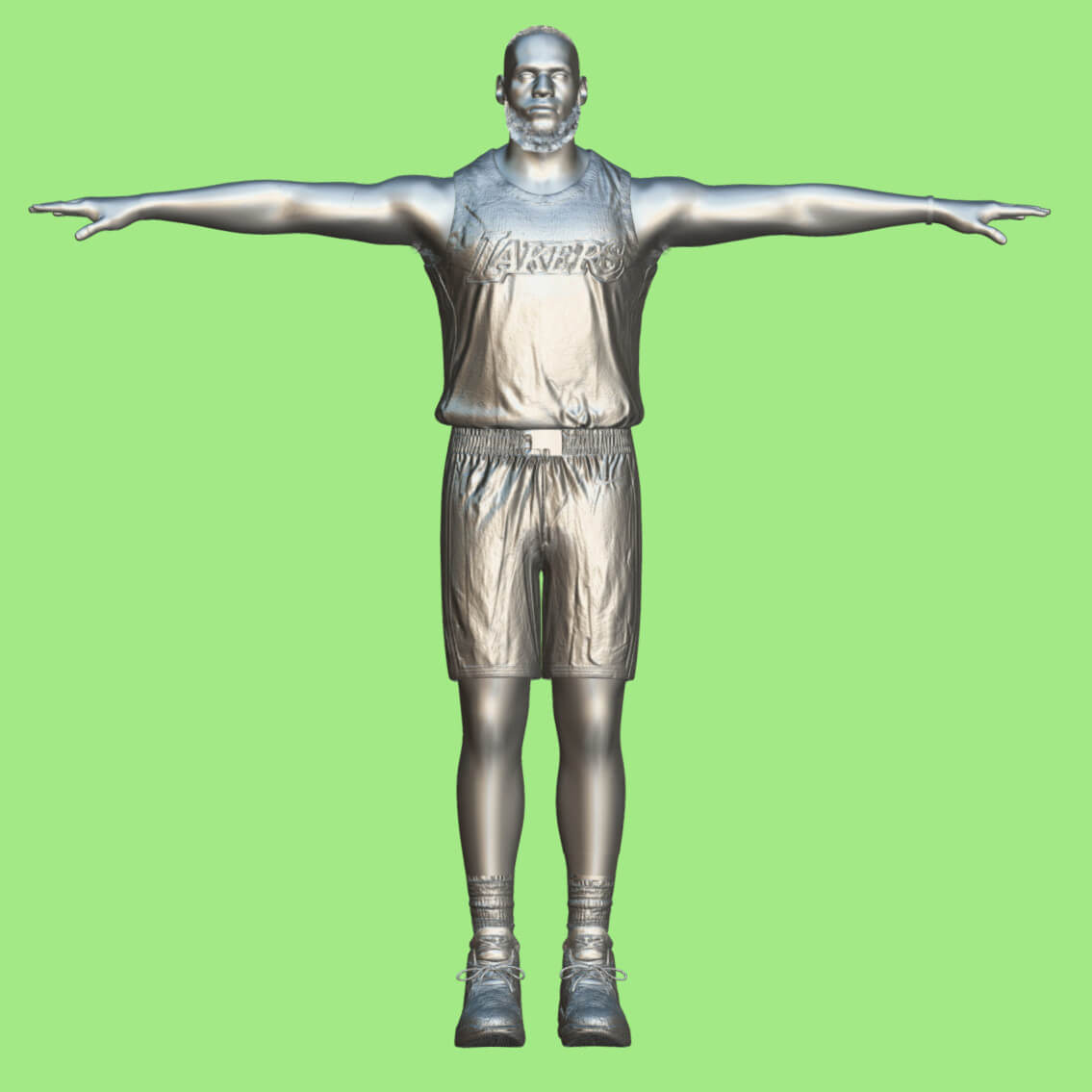 T-P Rigged Lebron James NBA 3D Model by tranduyhieu