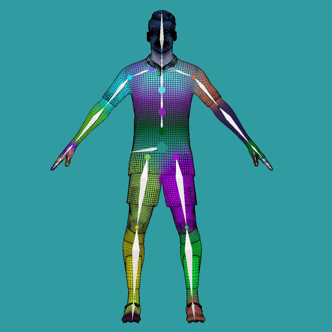 T-P Rigged Martinelli Arsenal 3D Model by tranduyhieu