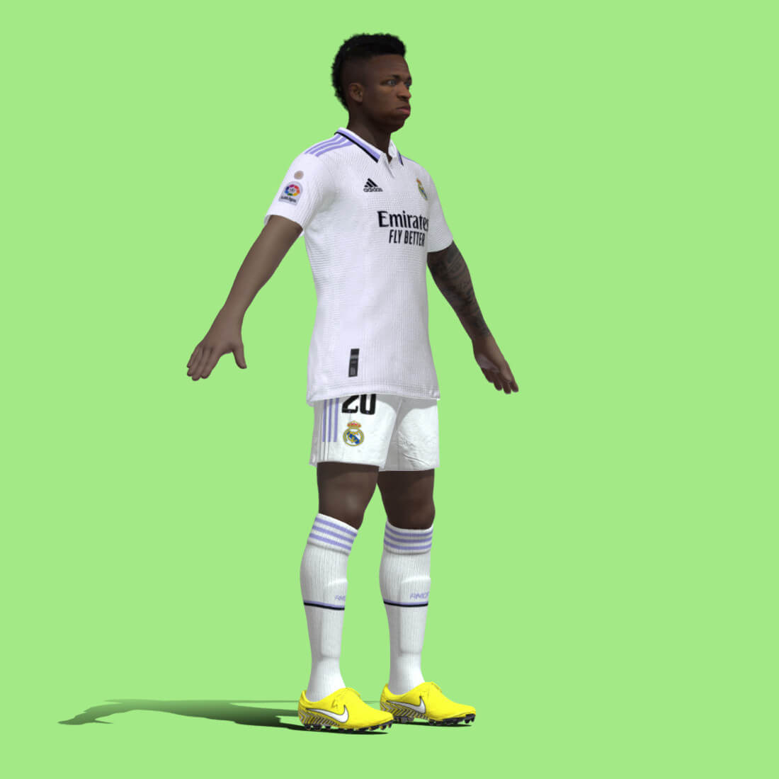 T-P Rigged Vinicius Real Madrid 2023 3D Model by tranduyhieu