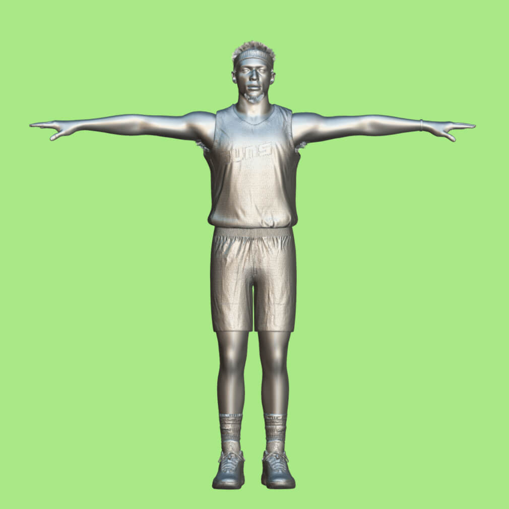 T-Pose Bradley Beal Phoenix Suns NBA 3D Model by tranduyhieu