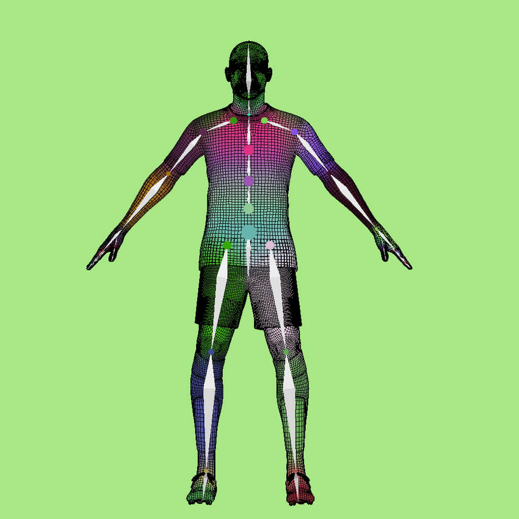 T-Pose Rigged Alaba Real Madrid 23/24 3D Model by tranduyhieu