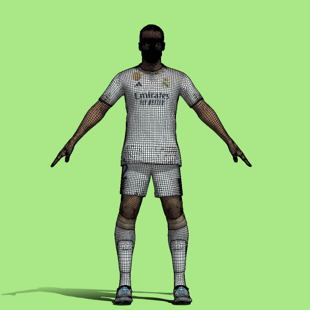 T-Pose Rigged Carvajal Real Madrid 23/24 3D Model by tranduyhieu