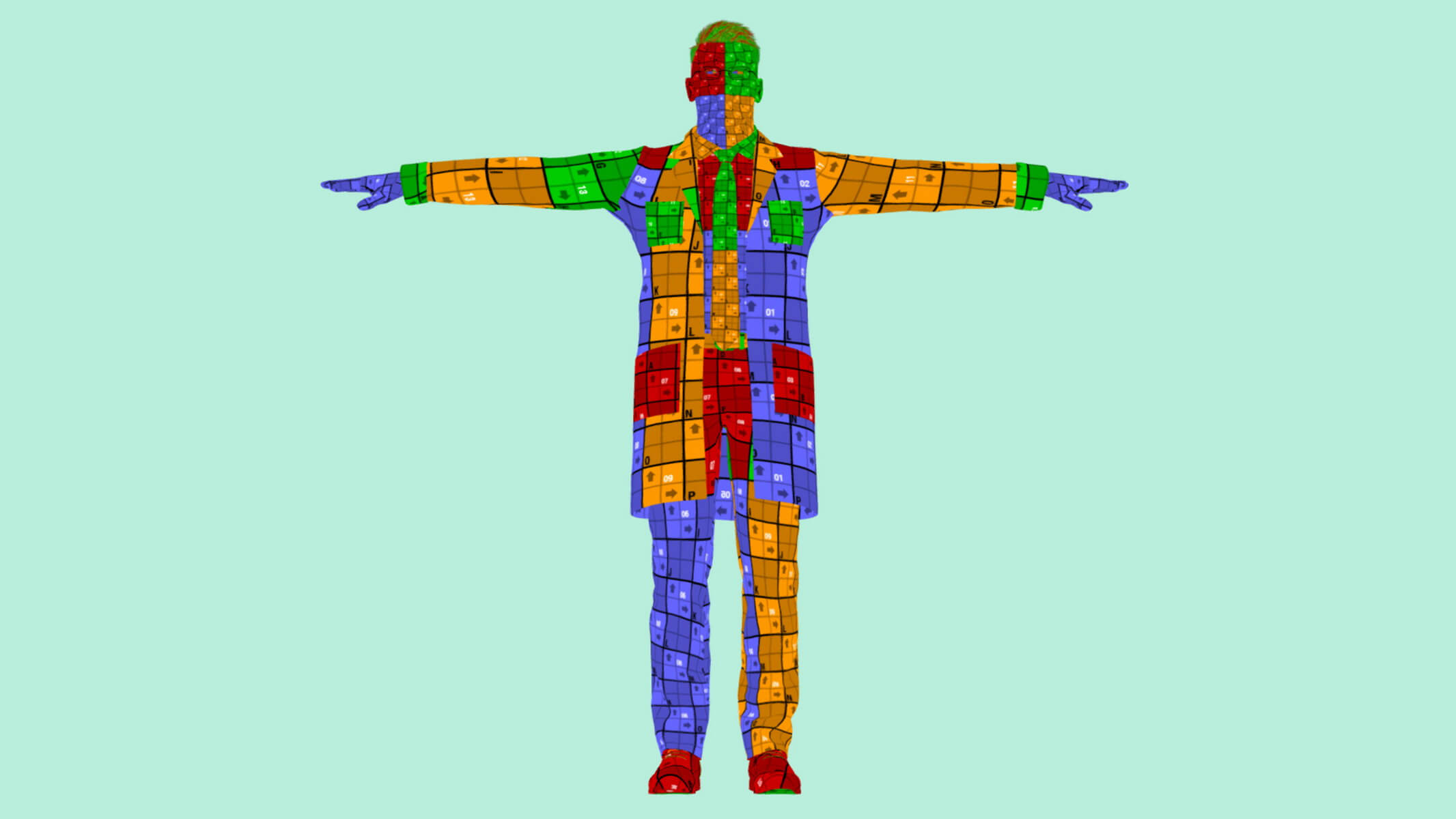 T-Pose Rigged Doctor 3D Model by tranduyhieu