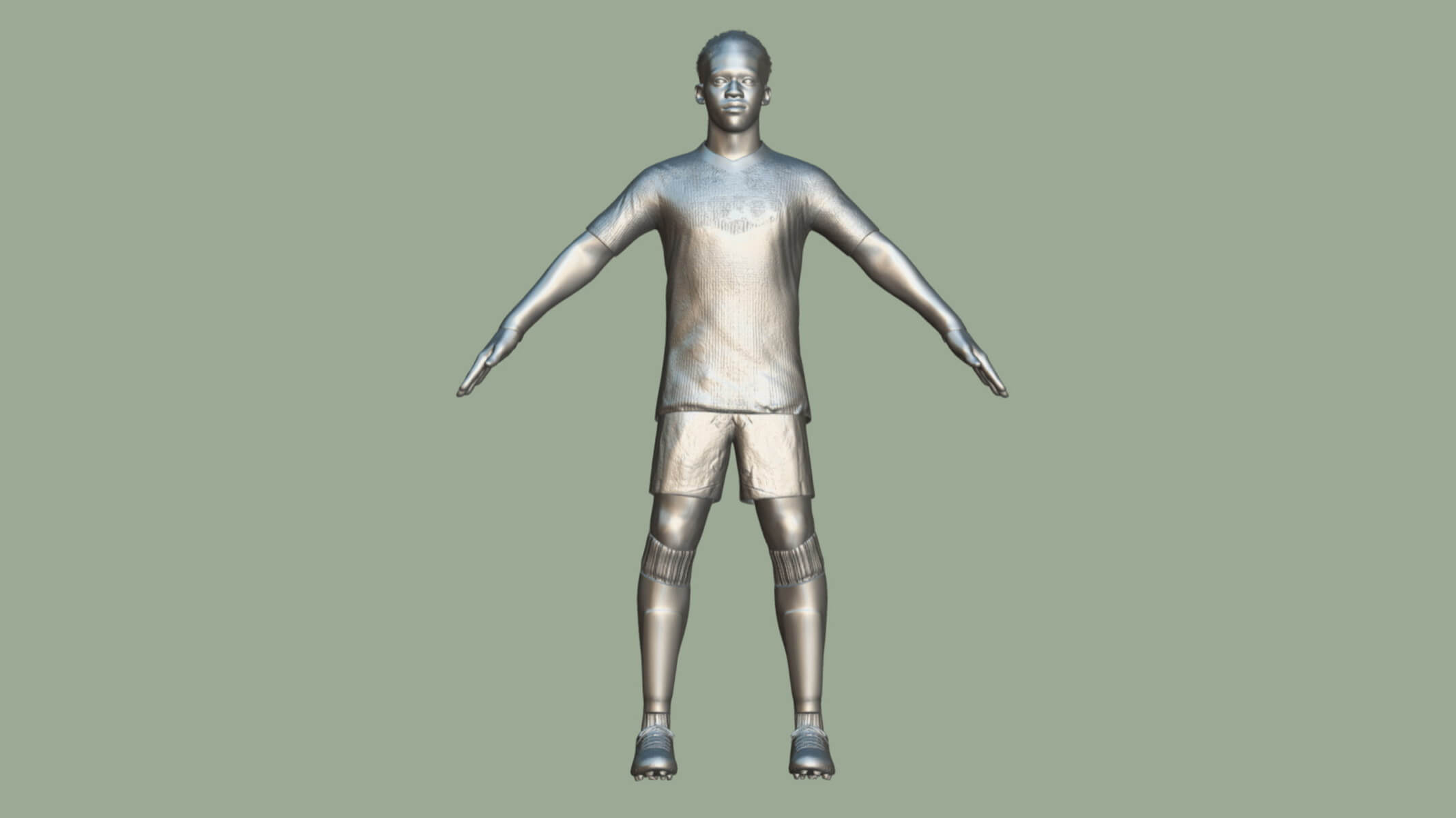 T-Pose Rigged Kobbie Mainoo England Euro 2024 3D Model by tranduyhieu