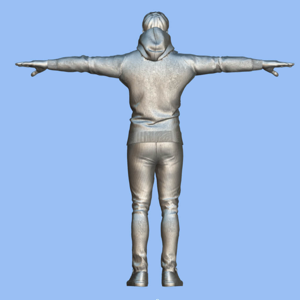 T-Pose Rigged Sport Man 3D Model by tranduyhieu