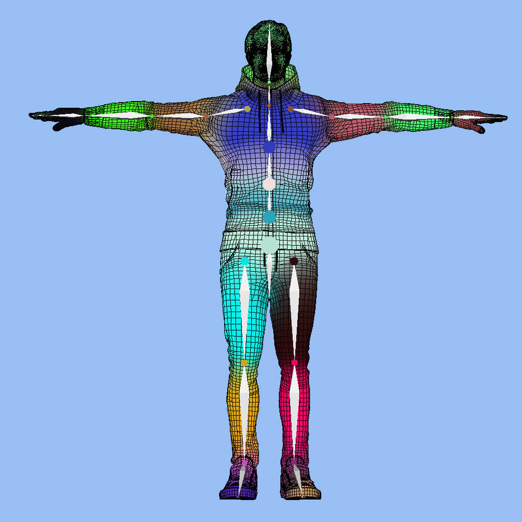 T-Pose Rigged Sport Man 3D Model by tranduyhieu