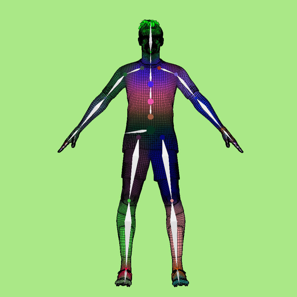 T-Pose Rigged Toni Kroos Real Madrid 2024 3D Model by tranduyhieu