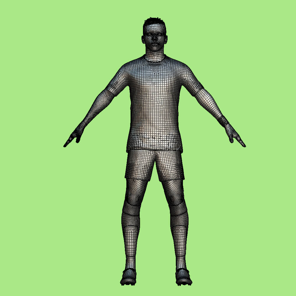 T-Pose Rodrygo Real Madrid 23-24 3D Model by tranduyhieu