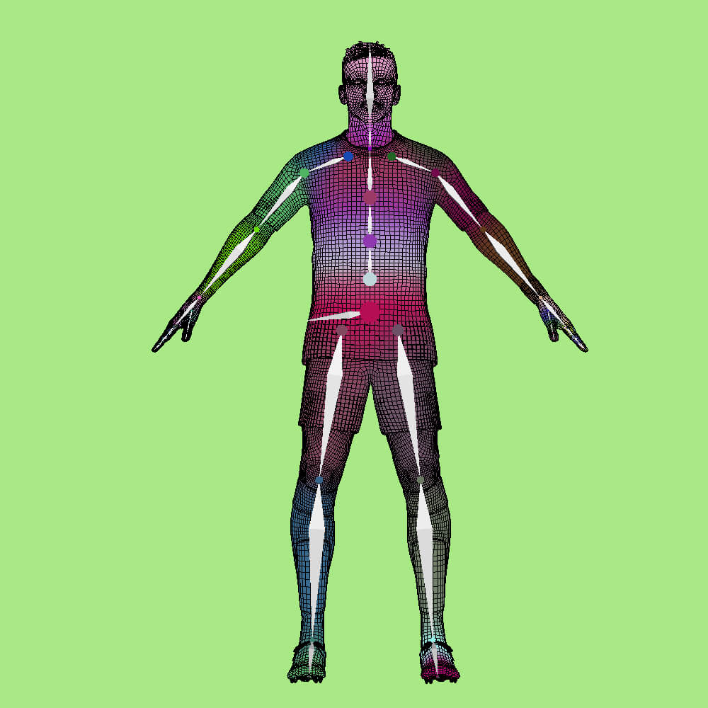 T-Pose Rodrygo Real Madrid 23-24 3D Model by tranduyhieu