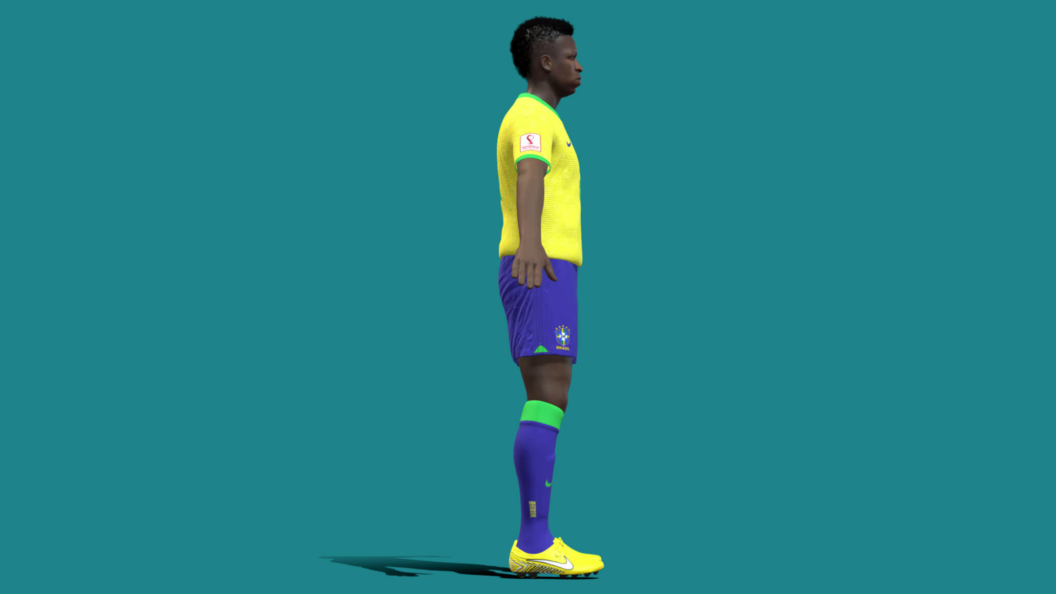 Vinicius Brazil World Cup 2022 - 3D Model by tranduyhieu