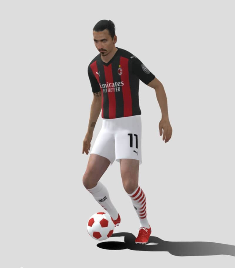 Zlatan Ibrahimovic - 3D Model by tranduyhieu