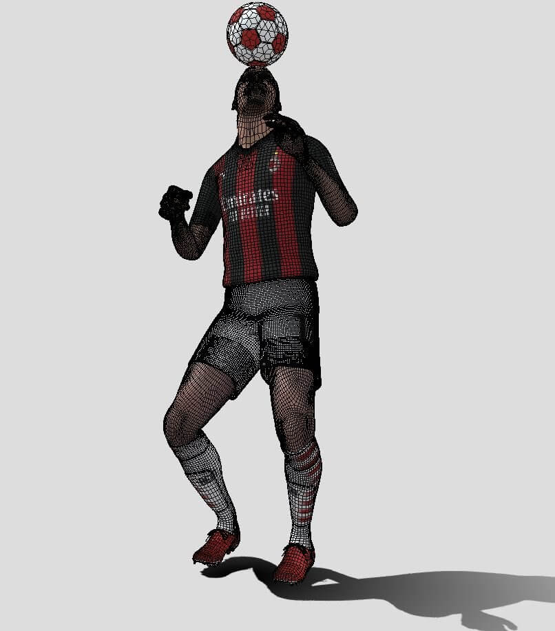 Zlatan Ibrahimovic - 3D Model by tranduyhieu