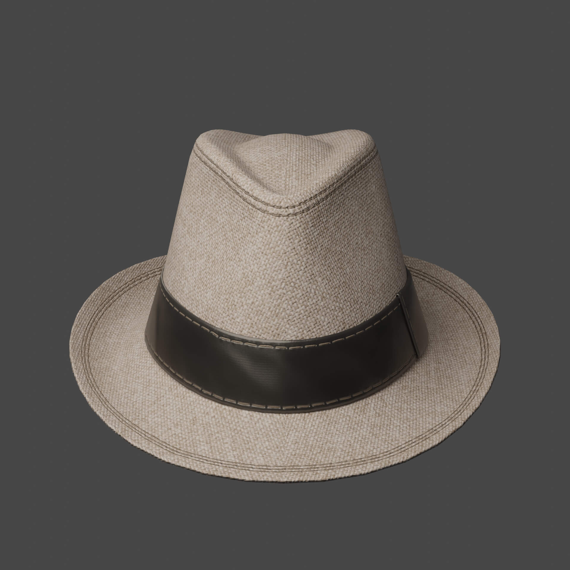 Fedora Hat - Game Ready 3D Model by trappachan