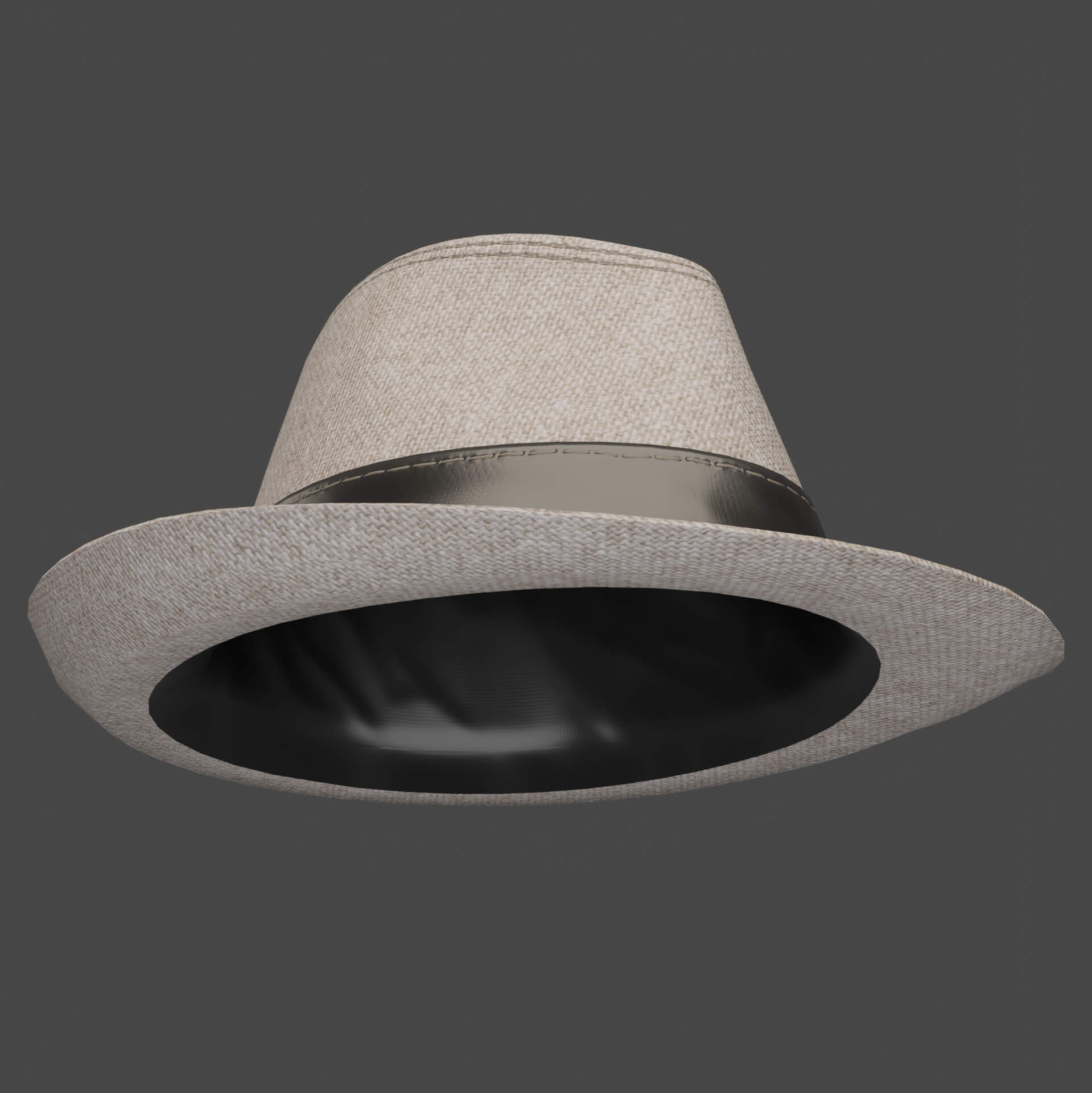 Fedora Hat - Game Ready 3D Model by trappachan