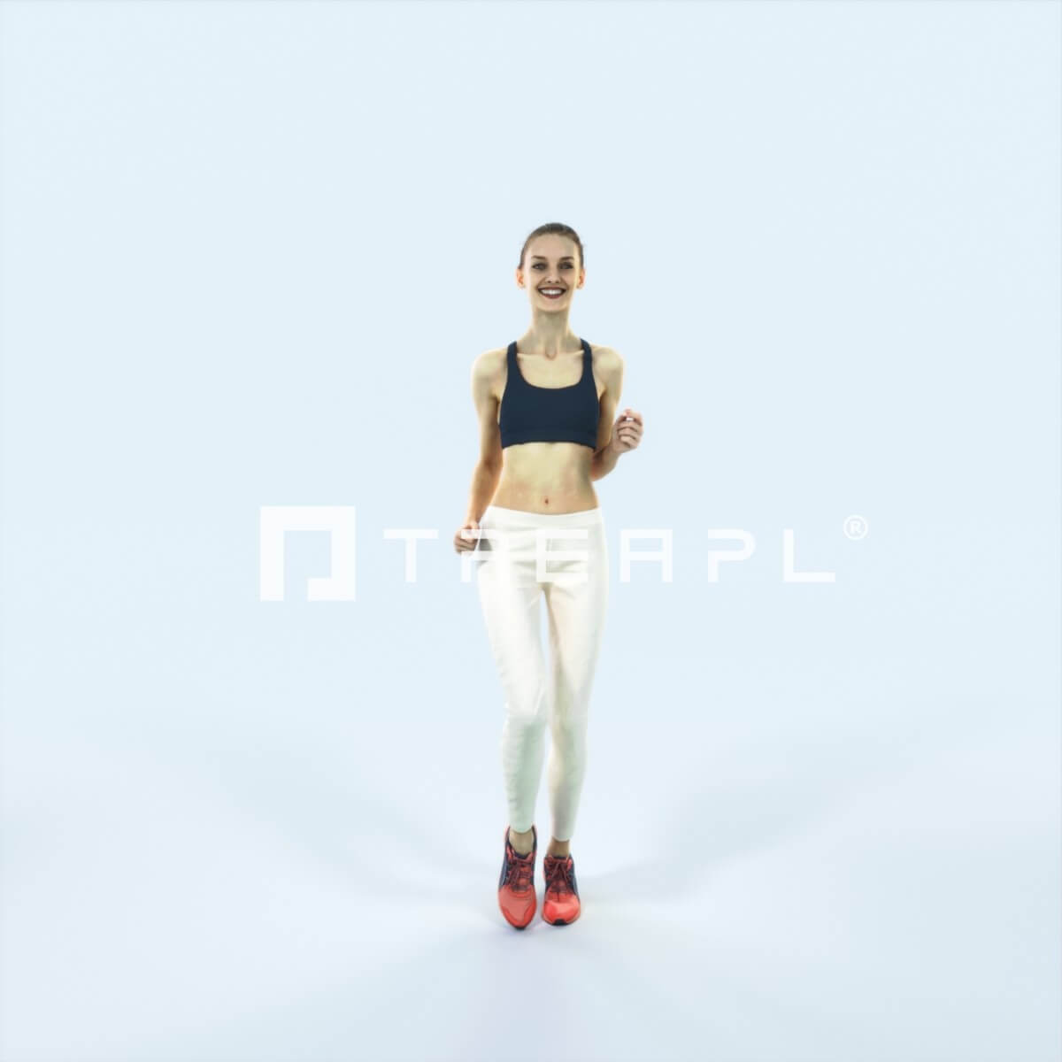 Beauty 03D Running Jogging Sports Woman (8k Textures) - 3D Model by Treapl