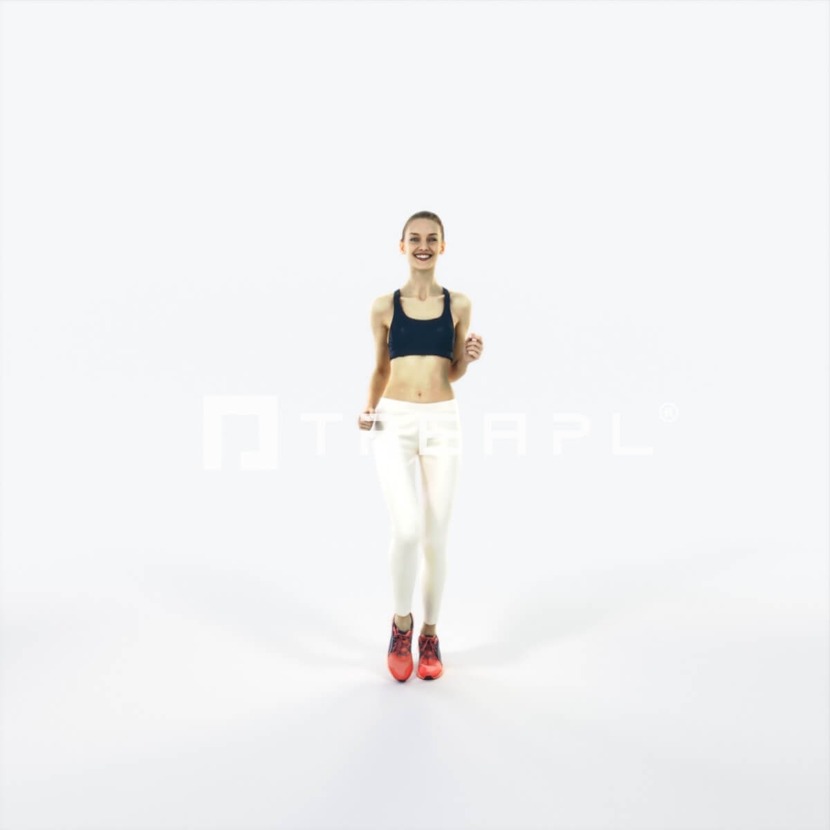 Beauty 03D Running Jogging Sports Woman - 3D Model by Treapl