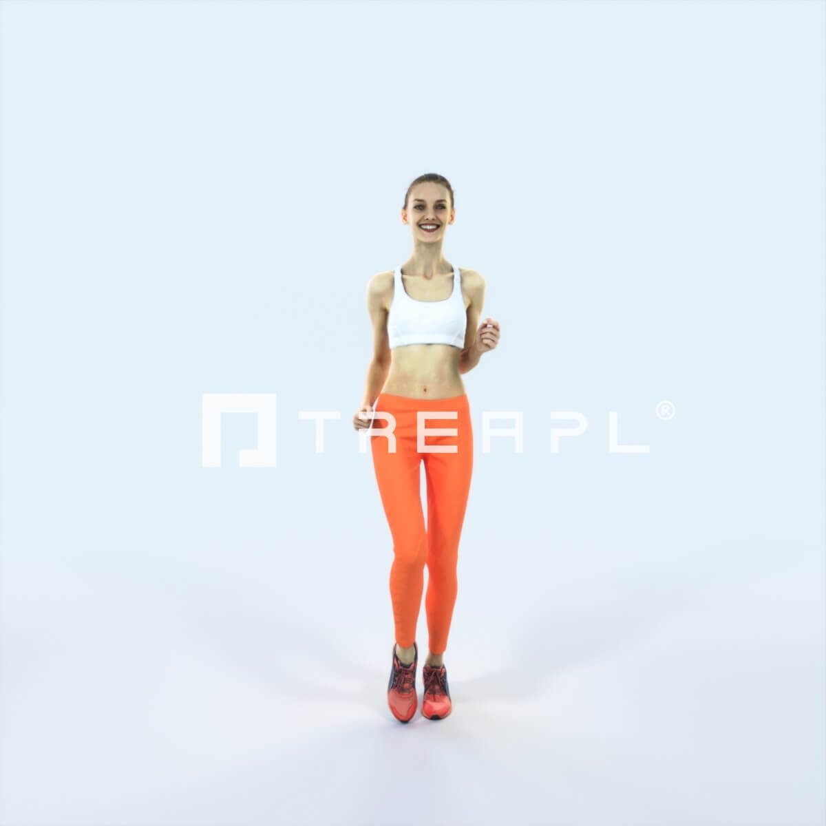 Beauty 03J Running Jogging Sports Woman (8k Textures) - 3D Model by Treapl