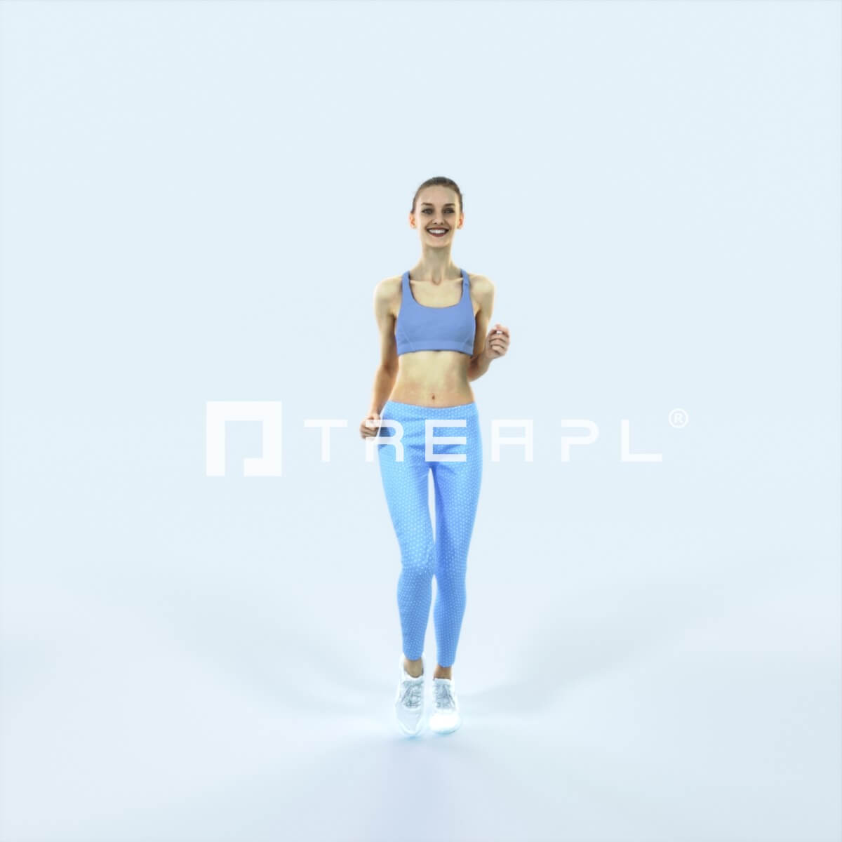 Beauty 03K Running Jogging Sports Woman (8k Textures) - 3D Model by Treapl
