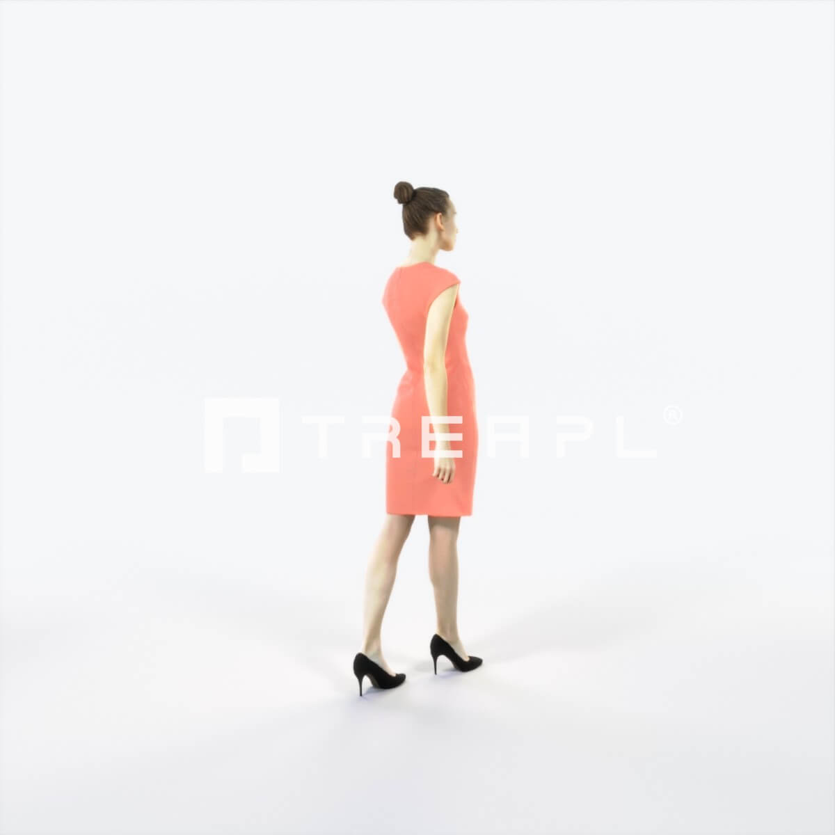 Beauty 10A walking Casual Woman - 3D Model by Treapl