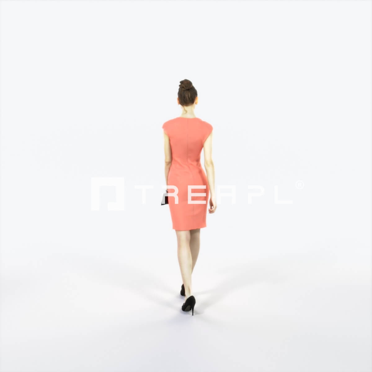 Beauty 10A walking Casual Woman - 3D Model by Treapl