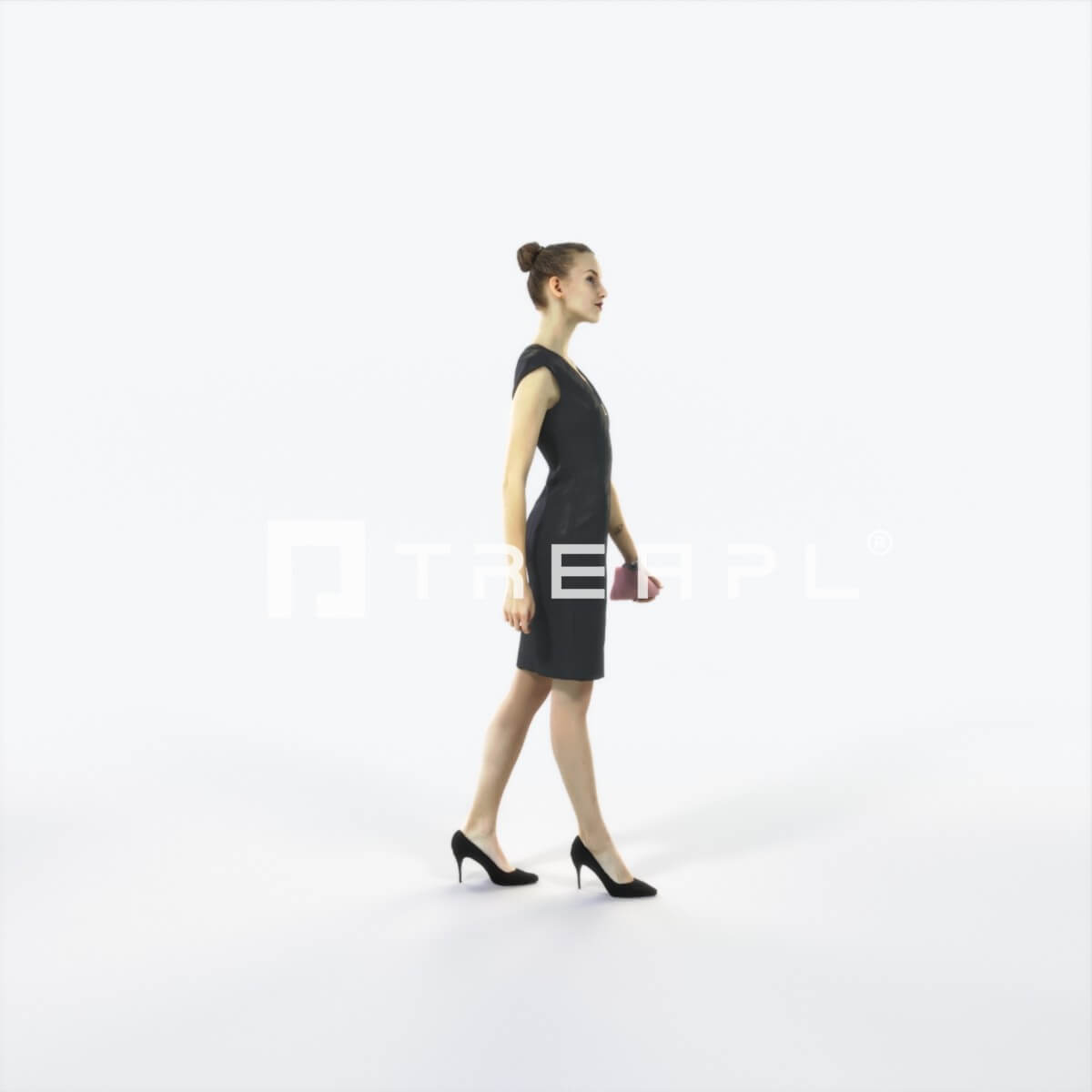 Beauty 10D walking Casual Woman - 3D Model by Treapl