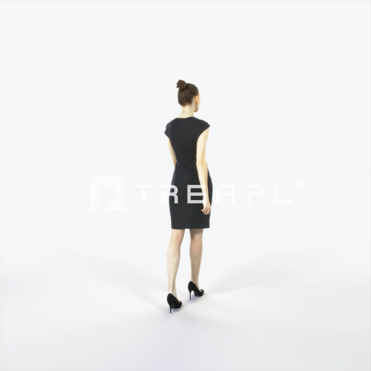 Beauty 10D walking Casual Woman - 3D Model by Treapl