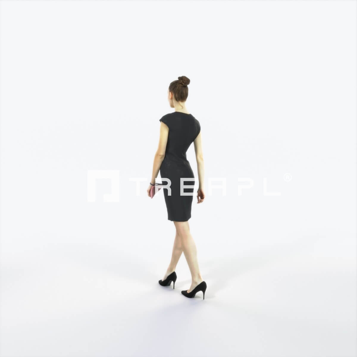Beauty 10D walking Casual Woman - 3D Model by Treapl