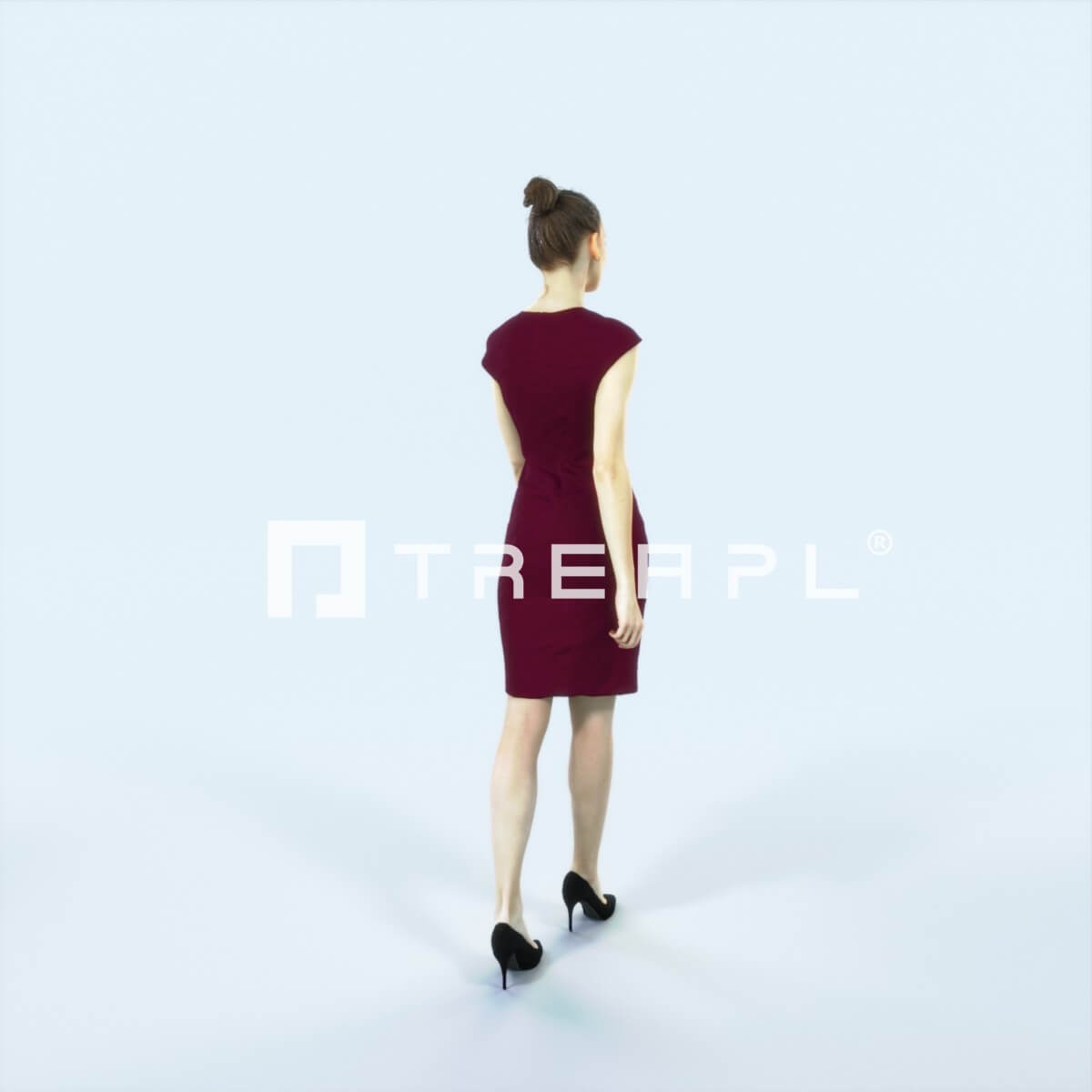 Beauty 10H walking Casual Woman (8k Textures) - 3D Model by Treapl