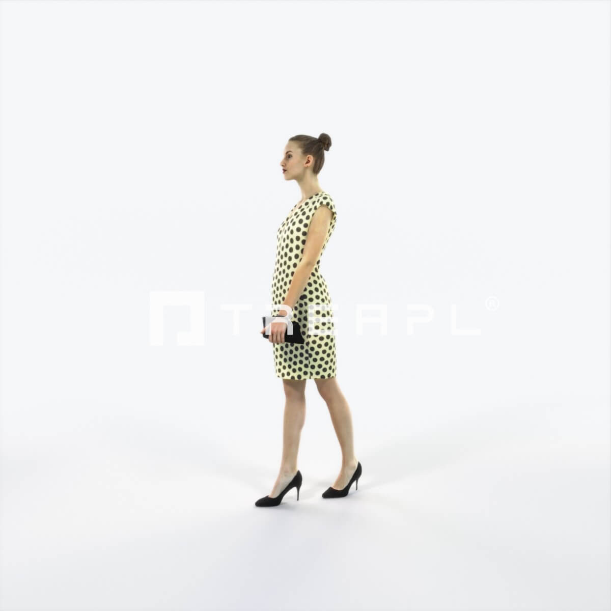 Beauty 10K walking Casual Woman - 3D Model by Treapl