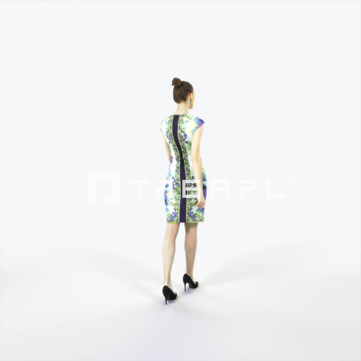 Beauty 10L walking Casual Woman - 3D Model by Treapl