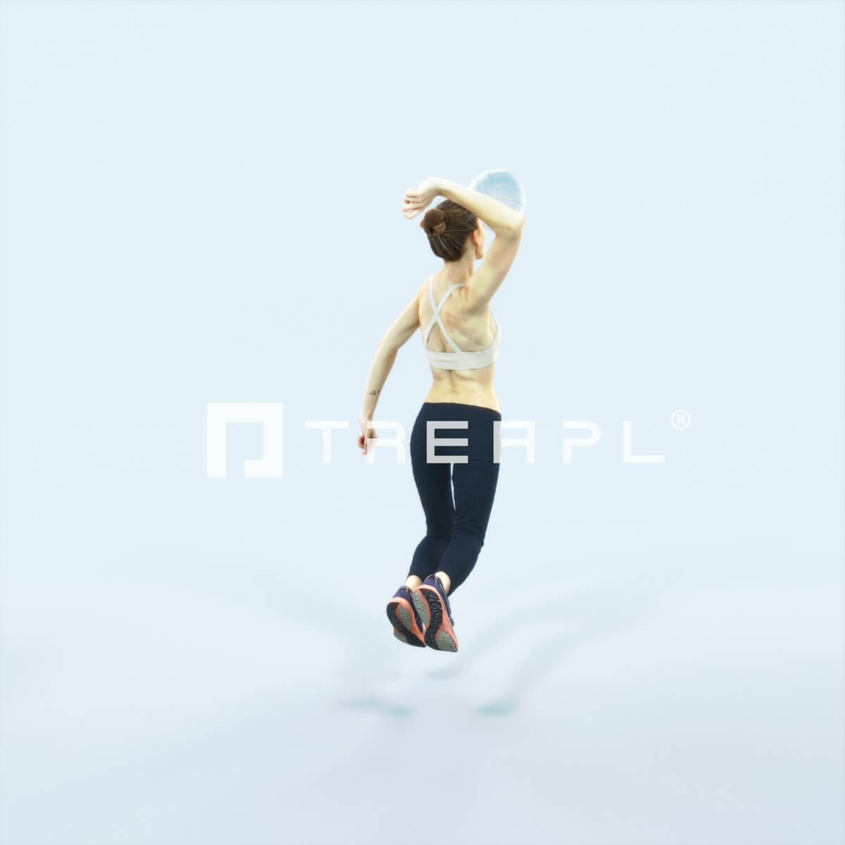 Beauty 17L Jumping Smashing Jumping Sports Woman (8k Textures) - 3D ...