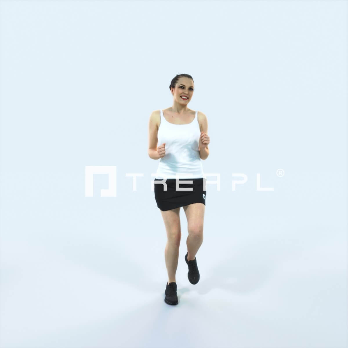 Dream 02B Running Jogging Sports Woman (8k Textures) - 3D Model by Treapl