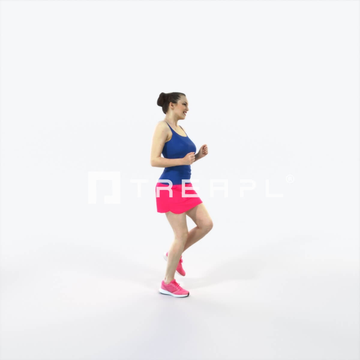 Dream 02F Running Jogging Sports Woman - 3D Model by Treapl
