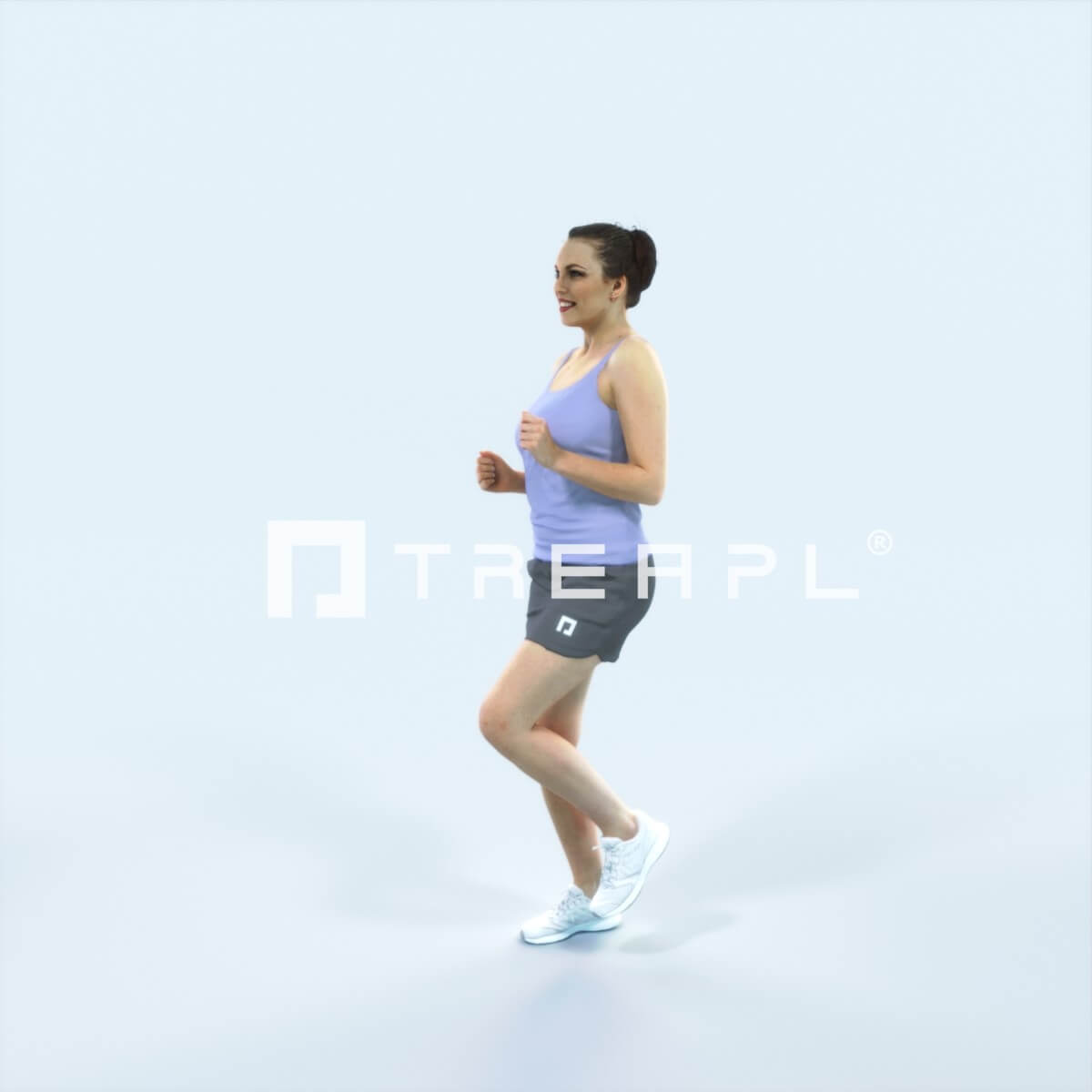 Dream 02J Running Jogging Sports Woman (8k Textures) - 3D Model by Treapl
