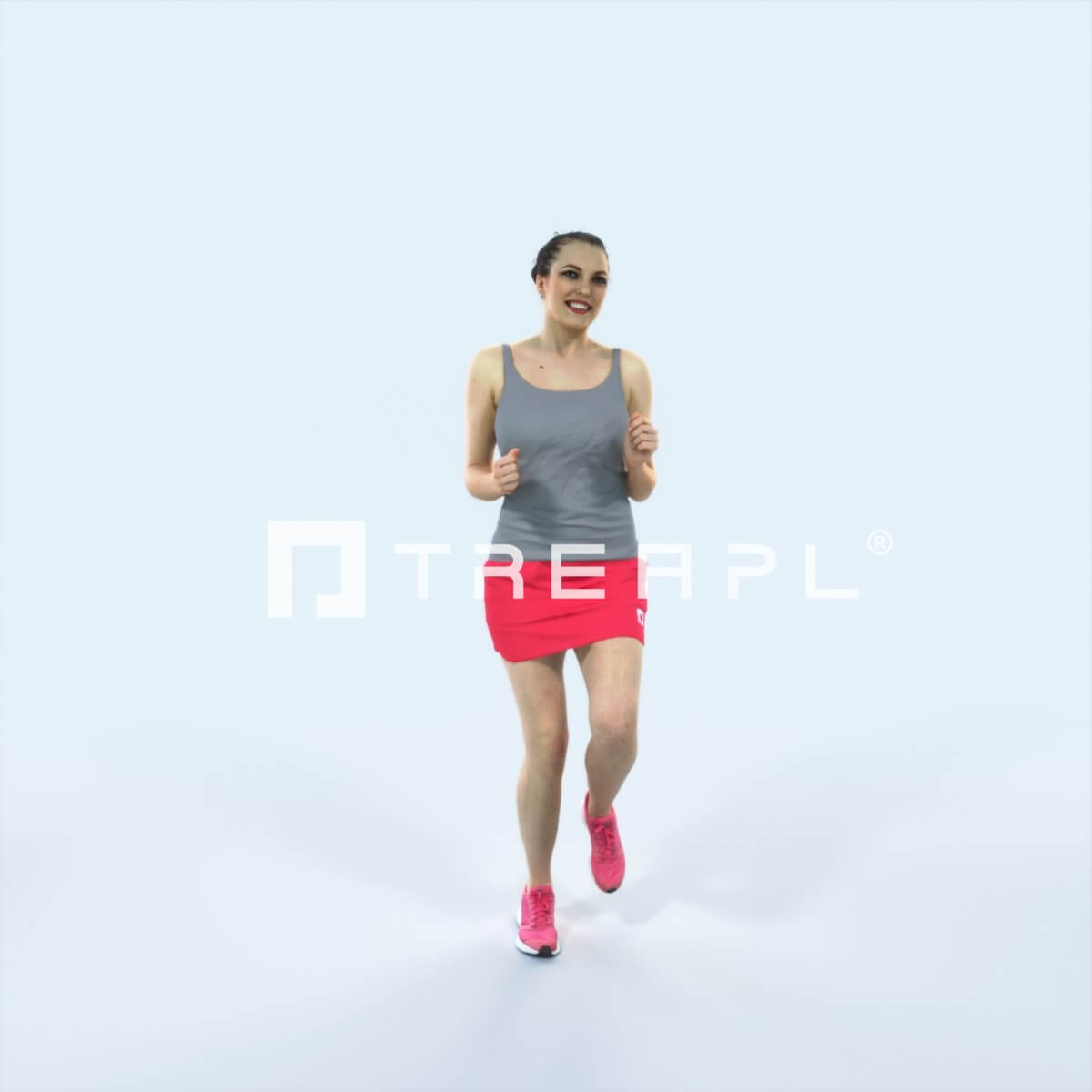 Dream 02L Running Jogging Sports Woman (8k Textures) - 3D Model by Treapl