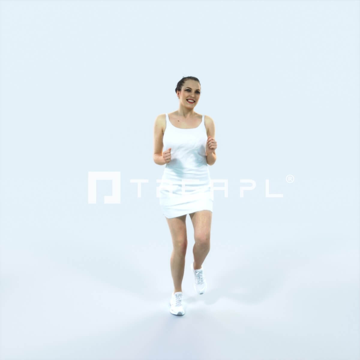 Dream 02M Running Jogging Sports Woman (8k Textures) - 3D Model by Treapl