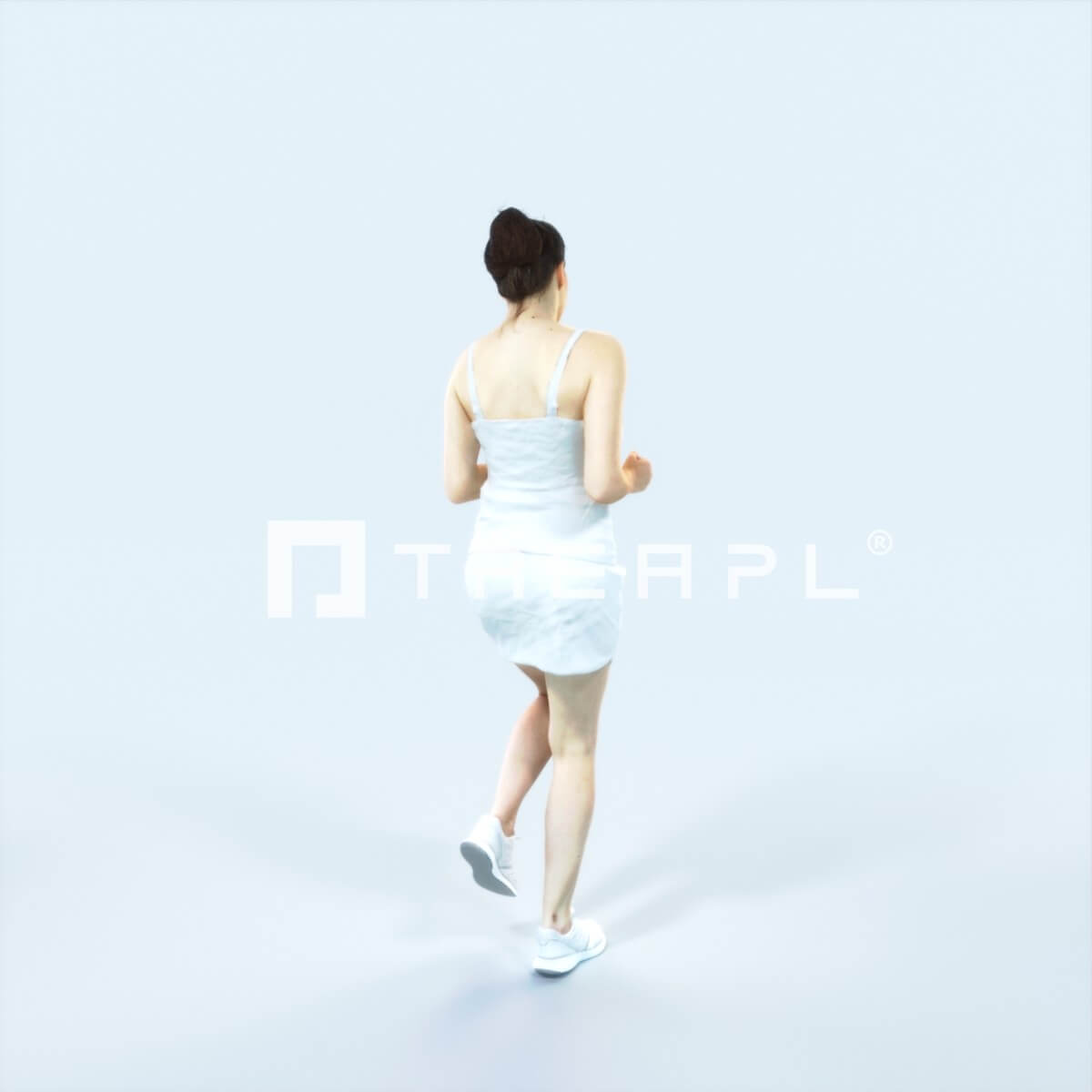 Dream 02M Running Jogging Sports Woman (8k Textures) - 3D Model by Treapl